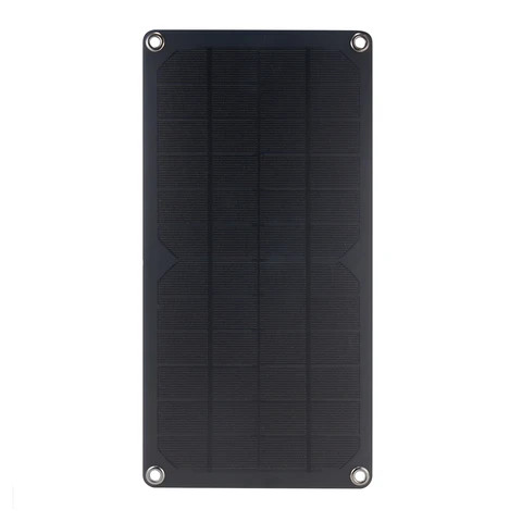 Buy Flexible Solar Panel 10w 12v Sun Power Panels With Dc5521 Ports 3w ...