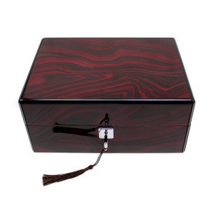 Buy Guorui Wooden Single Watch Box Large Pattern Spray Paint Watch Box ...