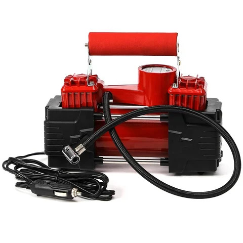 Buy Heavy Duty Car Truck Tire Inflator Pump With Led Light Double ...