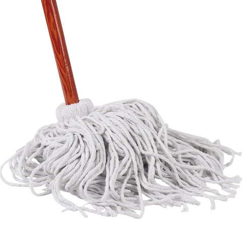 Buy Hot Selling Microfiber Mop With Wooden Handle Hand Twisted Cotton ...