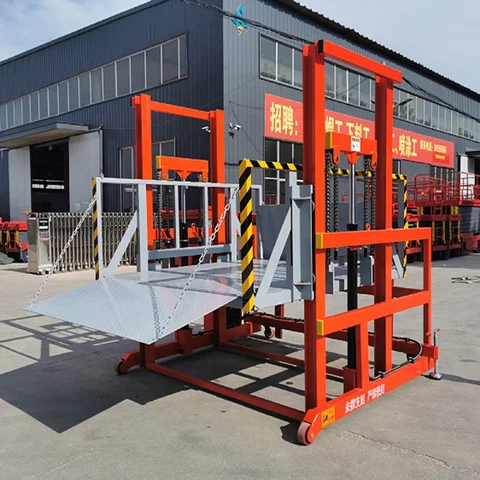 Buy Hydraulic Vertical Lift Work Platform Mobile Loading And Unloading ...