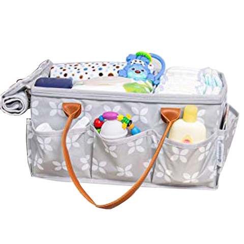 Buy Large Diaper Tote Organizer Mummy Diaper Caddy Toy Tote Storage Bag ...
