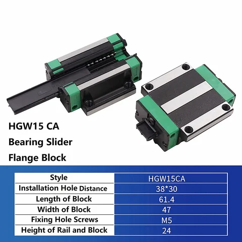 Buy Linear Motion Guide High Precision Linear Guide Rail Block Hgw25ca ...