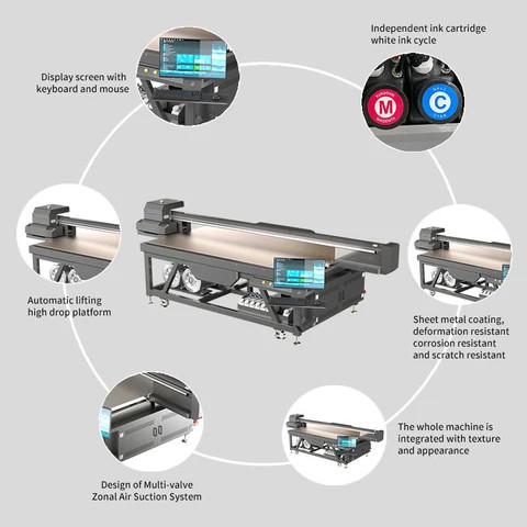 Buy Lingya Economical 2513 Uv Flatbed Printer Varnish White For Glass Wood Plastic Pvc Metal ...