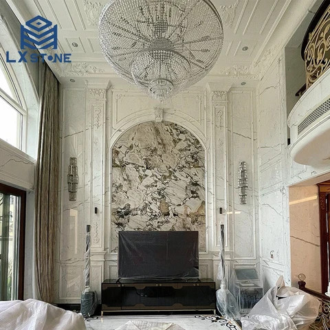 Buy Lx Classic Style Home Interior Marble Inlay Flooring Design ...