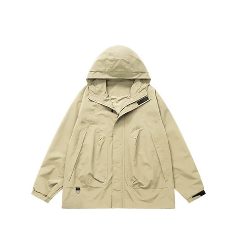 Buy Mens Winter Outdoor Hardshell Jacket Microfiber Woven Fabric ...