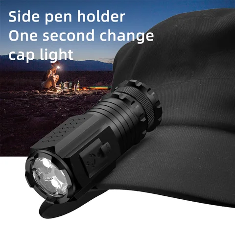 Buy Mini Flashlight Portable 1600 Lumen Edc Light With Magnet ...