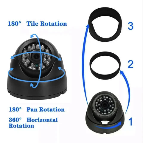 Buy Mobile Cctv Security Poe Bus Hd Vehicle Heavy Duty Dome Car Mini ...