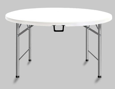 Buy Modern 5ft Round Hdpe Plastic Folding Table For Outdoor Dining ...