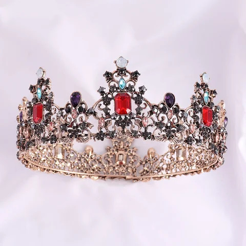 Buy New Court Style Bride Headdress Party Popular Headdress Alloy Full ...
