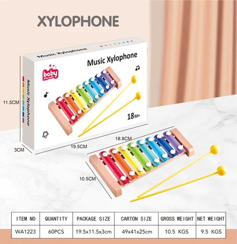 Buy New Items Cheap Children Wooden Montessori Musical Instruments ...