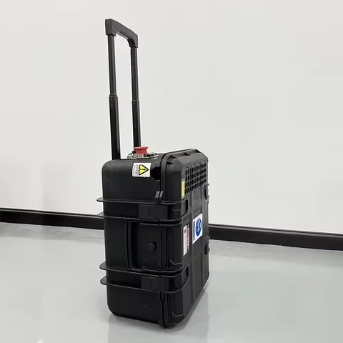 Buy Portable Trolley Case Type Pulsed Laser Cleaning Machine 300w Rust ...