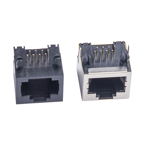 Buy Rj11 Rj45 Female Connector Network Part 10p10c Rj50 Network ...