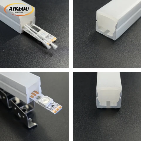 Buy Silicone Flexible Neon Light Strip Waterproof Ip67 12v 24v Home Led ...