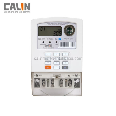 Buy Single Phase Digital Energy Meter Sts Prepaid Electricity Meter ...