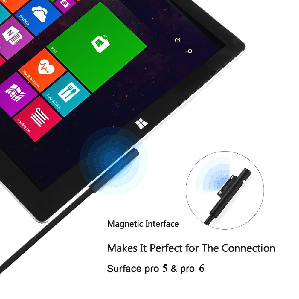 Buy Surface Pro 5 Charger Surface Pro 6 Charger Surface Pro Charger,15v ...