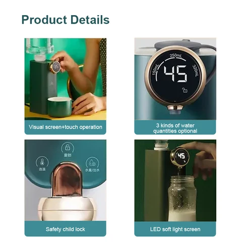 Buy Two Usage Methods Multiple-speed Water Temperature Optional Green ...