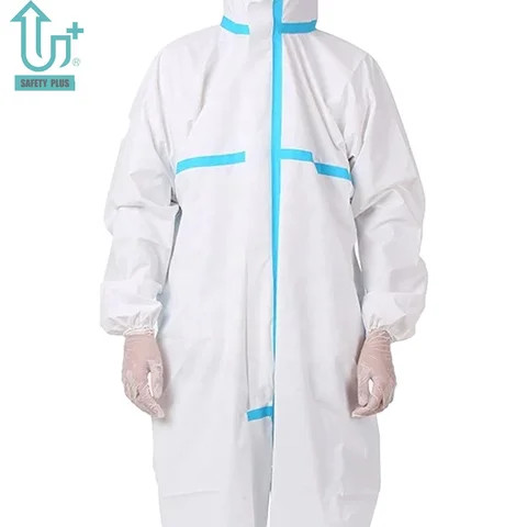 Buy Type 5 6 Disposable Ppe Safety Pp Microporous Nonwoven Clothing ...