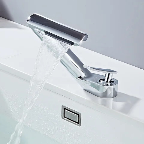 Buy Unique Single-handle Brass Faucet With Ceramic Valve Black Gold ...