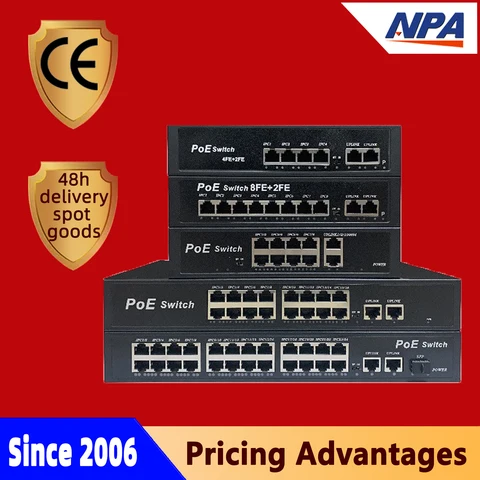 Buy Unmanage Poe Switch 8 Port 10/100m from Shenzhen Yuguang Anpa ...
