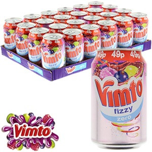 Buy Vimto Fizzy Carbonated Sparkling Drink - 330ml Cans from SUPER ...