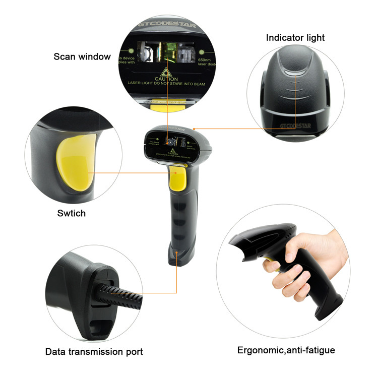 Buy X-9100 Cheap Price Wired Handheld Usb 1d Laser Barcode Scanner Oem ...