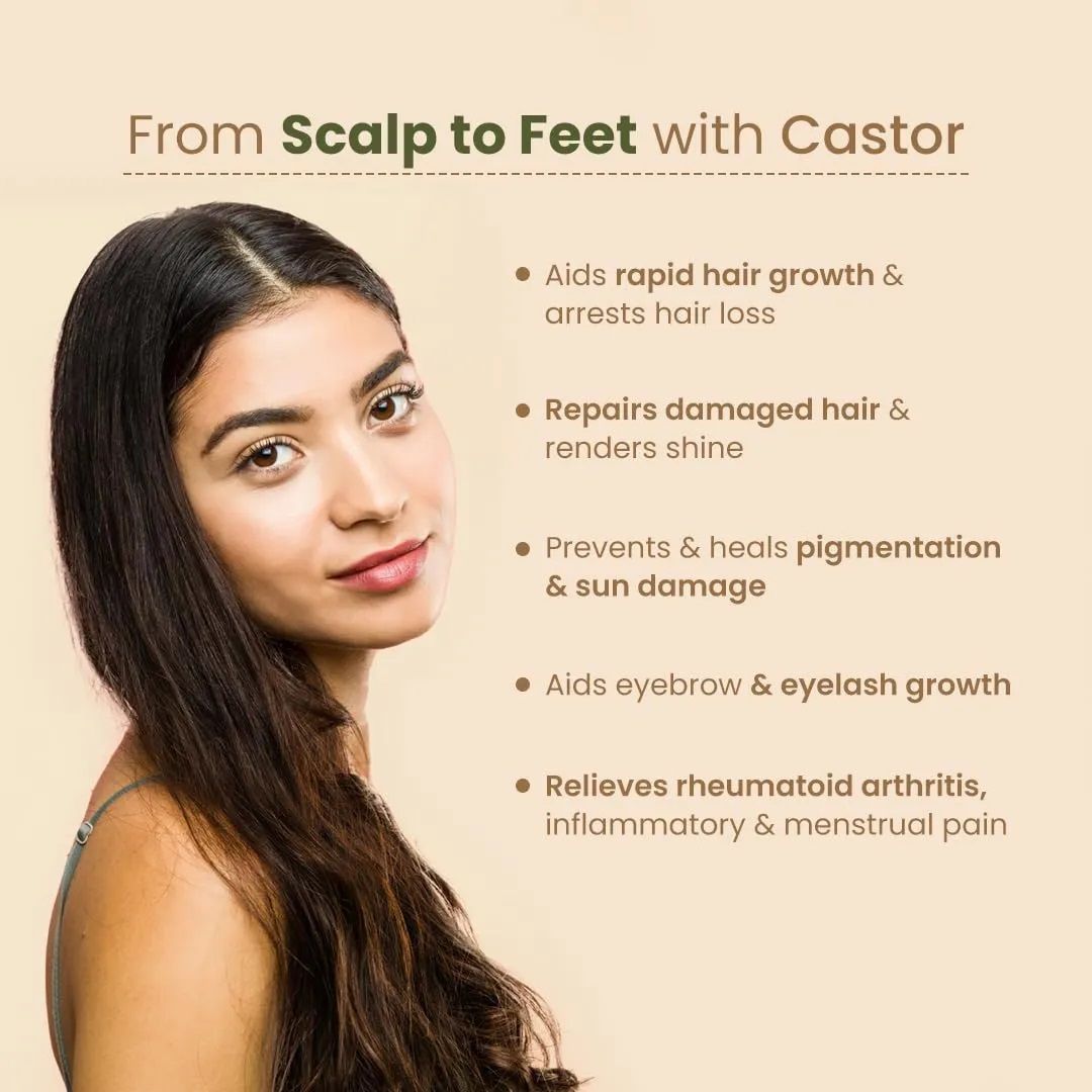 Buy Pure Castor Oil For Hair Growth, Skin Care & Natural Healing from ...