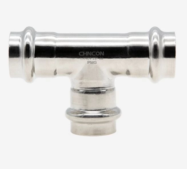 Buy Stainless Steel Press Fitting Equal Tee Inox 304 316l from ZHEJIANG ...