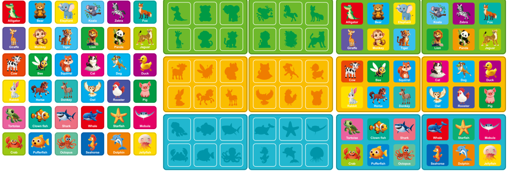 Buy Animal Memory Matching Game from High-Mag Technology Ltd, China ...