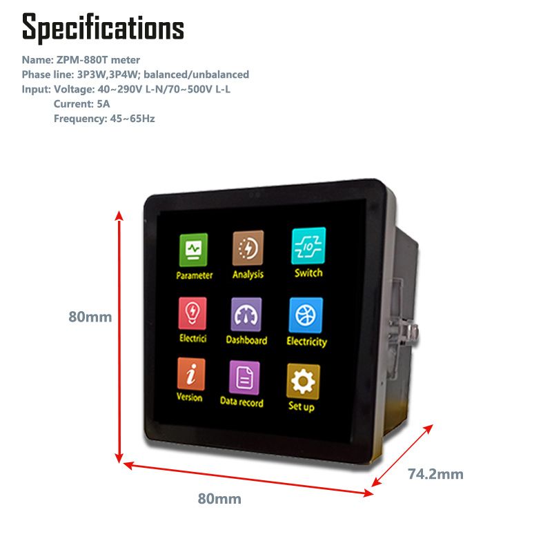 Buy Zpm-880t Multi-function Power Meter from Suzhou Jason Electronics ...
