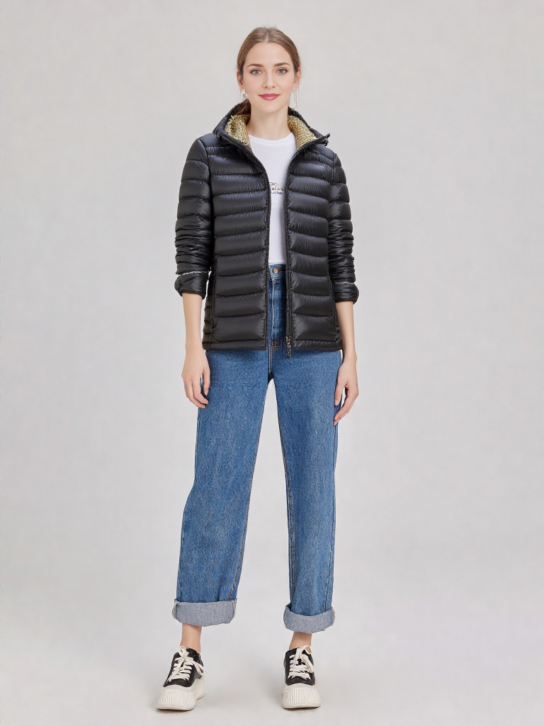 Buy Down Fill Puffer Jacket Women from Keep Risen, Republic of Türkiye ...