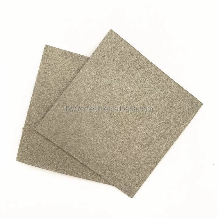 Buy Pure Nickel Sintered Fiber Felt 50 60 70 80 90 100 Microns Metal ...