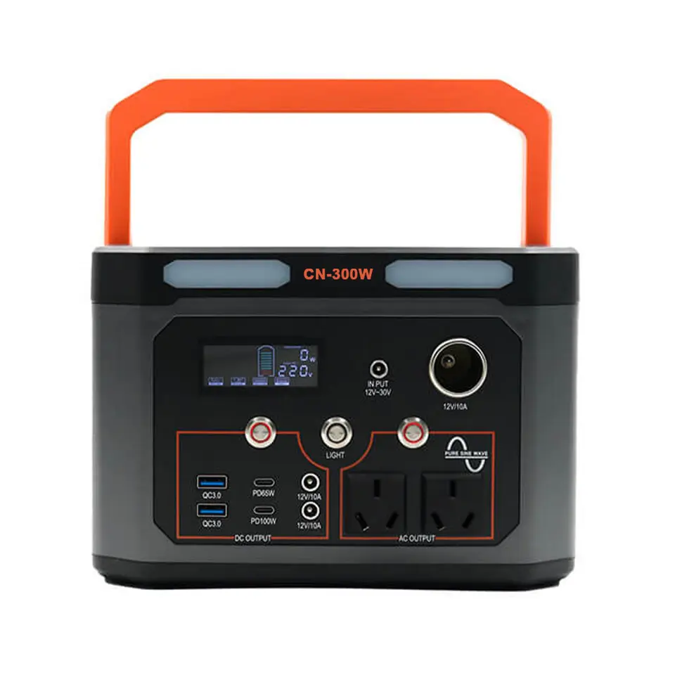 Buy Portable Power Station Outdoor Ups Lithium 1000w 500w 300w Power ...