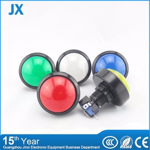 Buy 100mm Dome Big Red Round Dpst Illuminated Blee Led Push Button ...