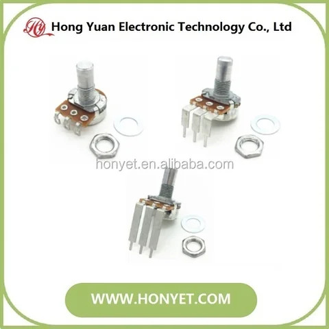Buy 16mm Single Gang Pcb Mount Audio Volume Control Rotary ...