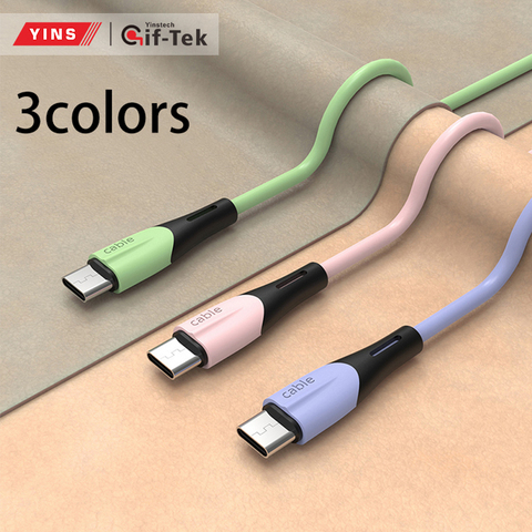 Buy 3 In 1 Fast Liquid Silicone Usb Charging Cable Universal Multi ...