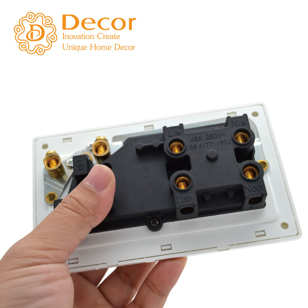 Buy 45a Bs-4177 Switch Dp Double Pole Kitchen Oven Toggle Switch With ...