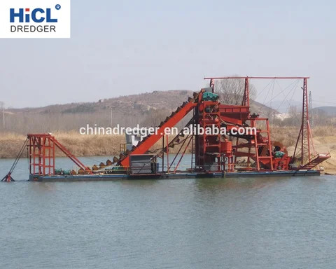 Buy 60m3/h Ladder Bucket Chain River Sand/gold/diamond Dredging/digging ...