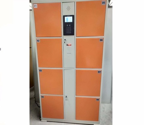 Buy 8 Door Barcode System Electronic Assembled Steel Supermarket ...