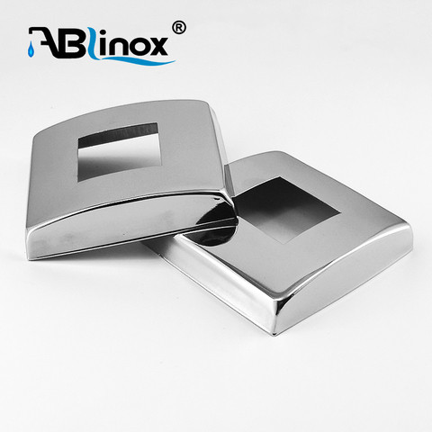 Buy Ablinox 40mm Square Shape Railing Base Plate Cover Glass Railing ...