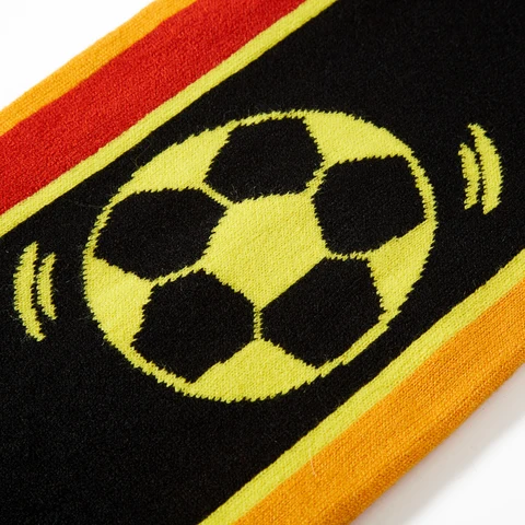 Buy Acrylic Soft Sports Football Club Fan Knit Scarf Custom Warm Winter ...