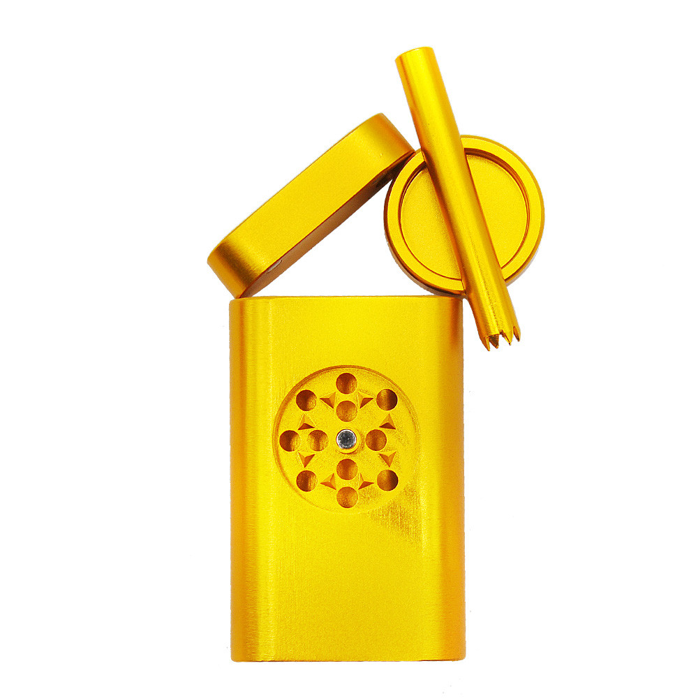 Buy Aluminum Dugout Cigarette Case Dugout System With 79mm Ceramic One ...