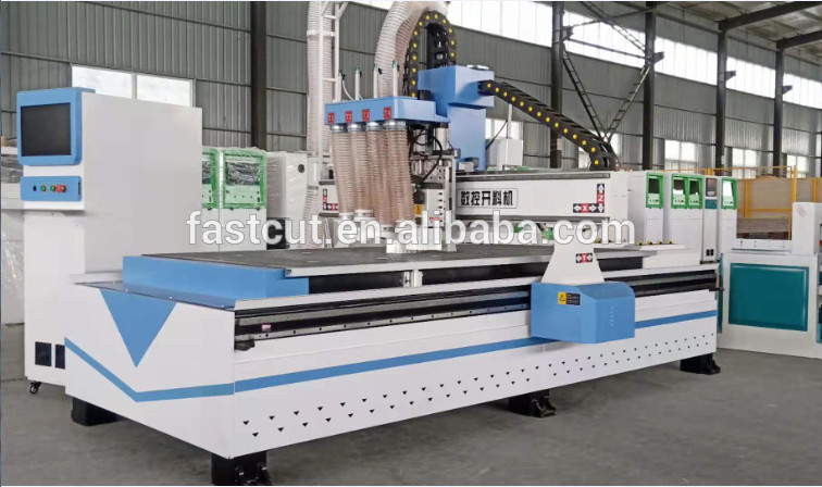 Buy Atc Four Process Pneumatic 4 Spindle Head Wood Cutting Machine Cnc ...