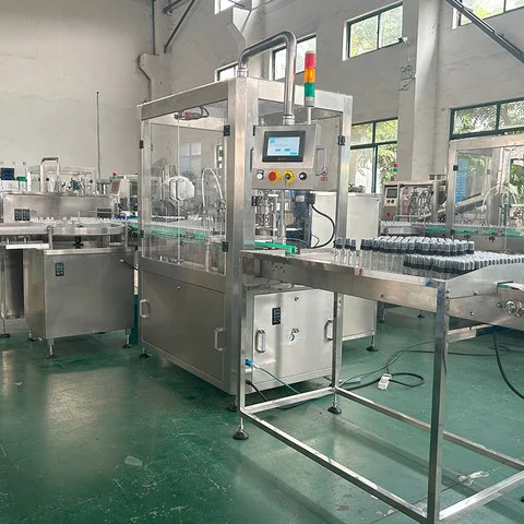Buy Automatic Sprayer Pump Cap Filling Capping Labeling Machine Spray Bottle Packing Machine For ...