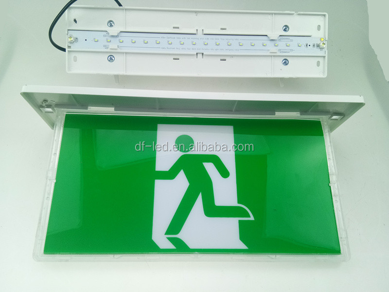 Buy Ceiling Recessed Mounted Led Emergency Light Exit Sign Led ...