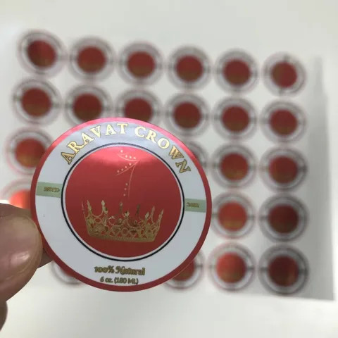 Buy Cmyk Customized Vinyl Silver Pp Material Label Surface 4c Printing ...