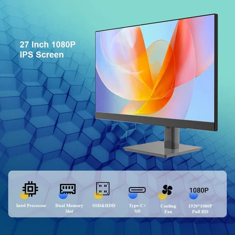 Buy Computer All In One Pc Keyboard 27inch Core I3 I5 I7 Aio Desktop ...