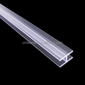 Buy Custom Clear Pvc Plastic H Profile For 10mm Glass from Xiamen Wanan ...