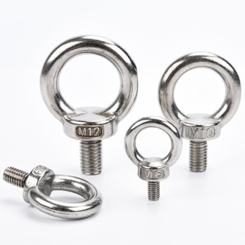 Buy Custom Good Load Bearing External Thread M8-m100 D Ring Screw Steel ...