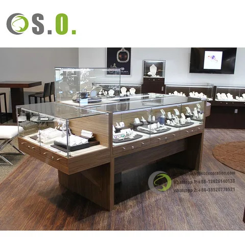 Buy Custom Modern Jewelry Counter Display Jewelry Display Cabinet ...